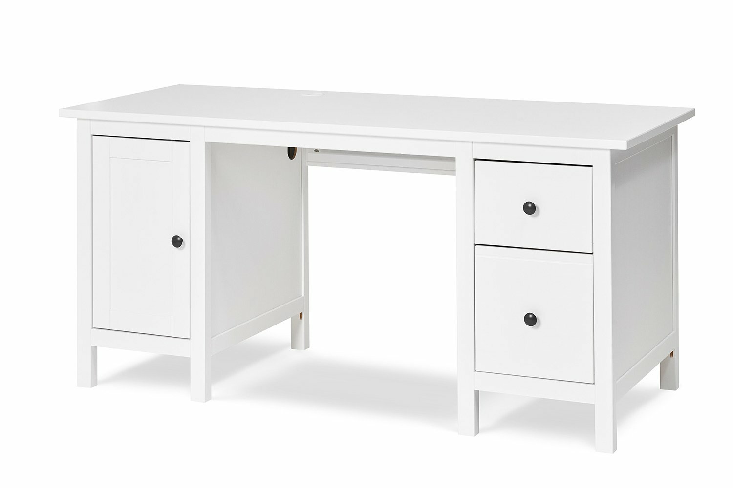 Письменный стол Hoff Эванс, 155,4х74х64,6 см, 2 ящика, цвет белый