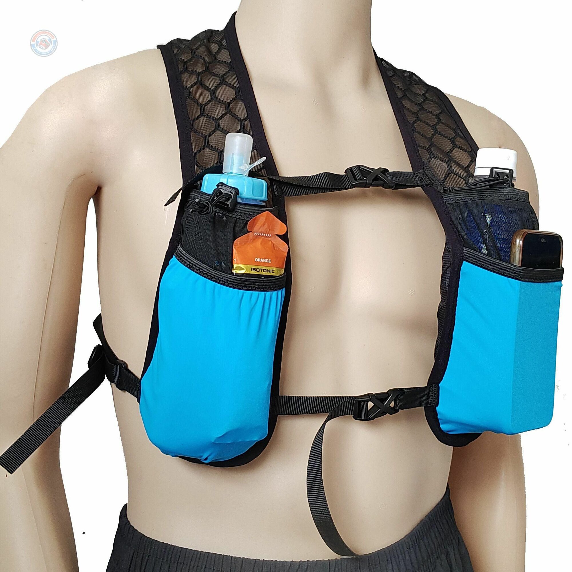 ULTRA-TRI жилет для бега мужской и женский быстросохнущий легкий с карманами для воды и регулируемыми ремнями для комфортного бега и велопрогулок