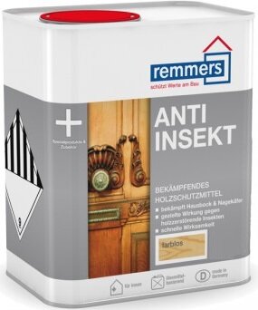 Средство для Защиты от Насекомы Remmers Anti-Insekt 5л Бесцветный для Внутренних и Наружных Работ.