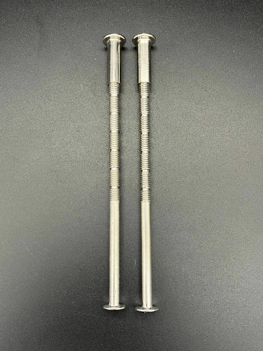 Стяжки для ручек на планке Apecs SCR-M6-120 2шт, цвет серебристый