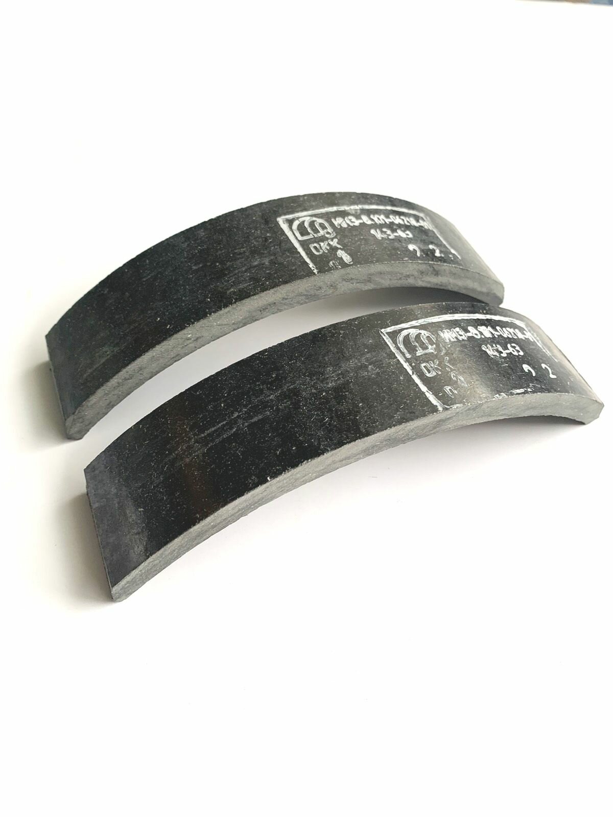 Тормозные накладки на мотоцикл Урал, Днепр (комплект 2 шт.)