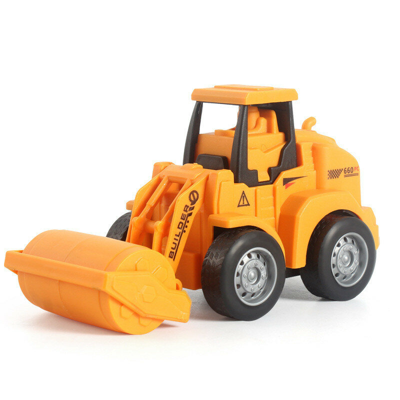 Dinosaur press and roll toy with plastic material for kids development and interactive play