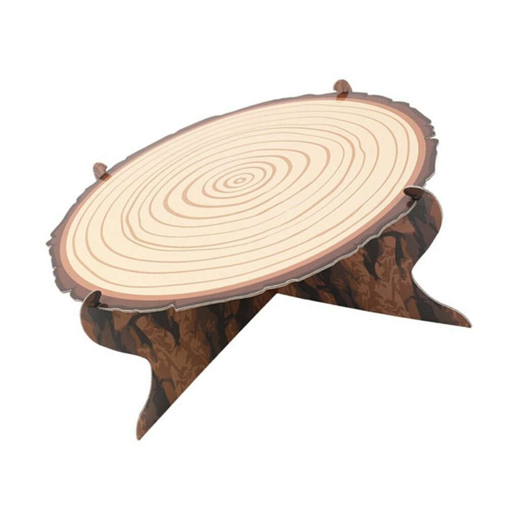 Подставка для торта украшения бумажным деревянным колом