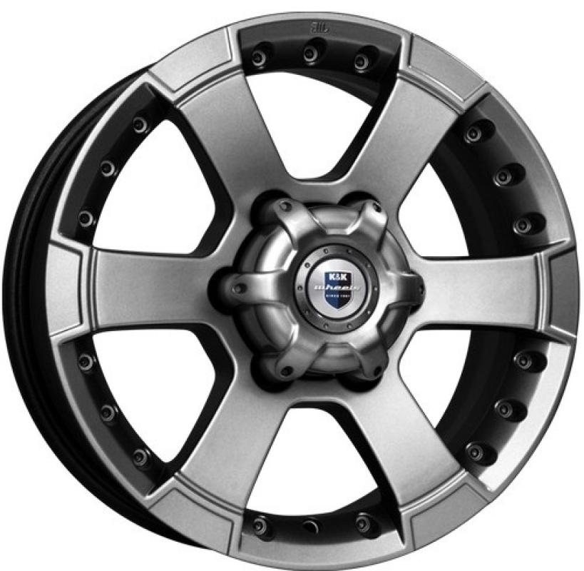 Диск колесный КиК M56 (KC593) 7,0x16 6x139,7 Dia108.1 ET38 цвет дарк платинум