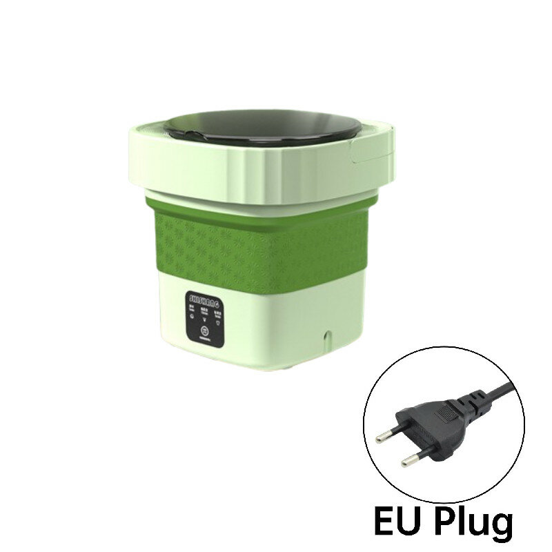 Компактная электромашина для стирки ричмонд с дизайном и легкой установкой для жилых помещений зеленый ев