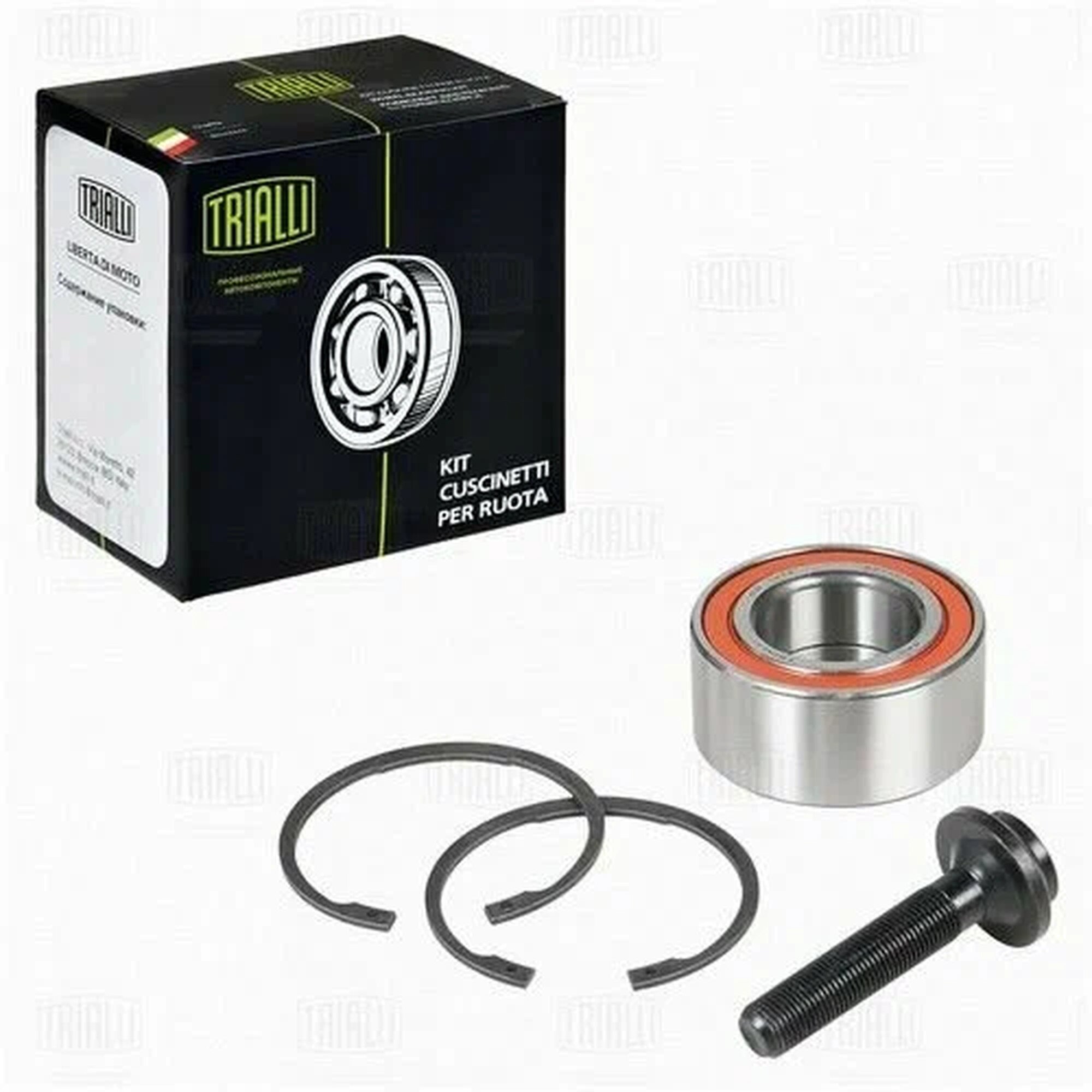 Подшипник ступицы для а/м VW Passat B5 (96-) перед. 82мм (кмпл: подш./винт/кольцо) (CS 1872), TRIALLI CS1872