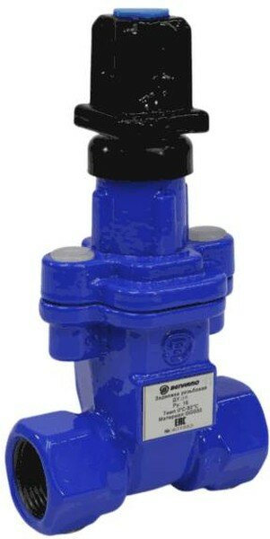 Задвижка ответвительная чугун 1030W обрезиненный клин Ду 32 Ру16 Тмакс 80C ВР под Т-ключ Benarmo