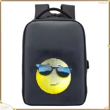 Рюкзак с LED-дисплеем PIXEL PLUS - BLACK MOON (черный) обновленная модель