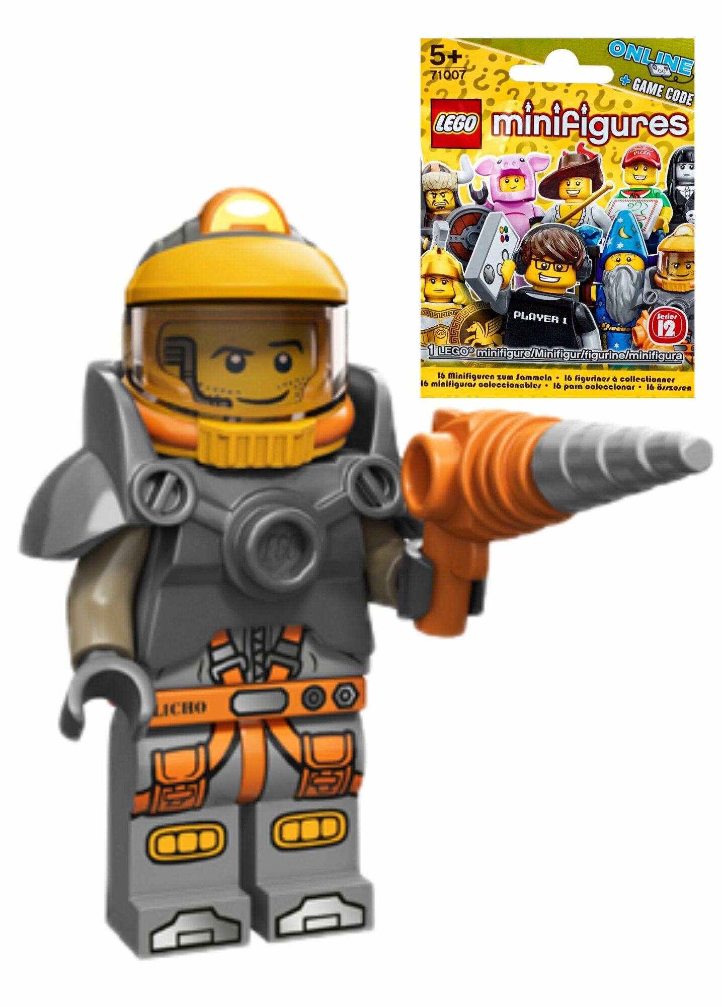 Минифигурка LEGO 71007-6 Космический шахтёр Space Miner