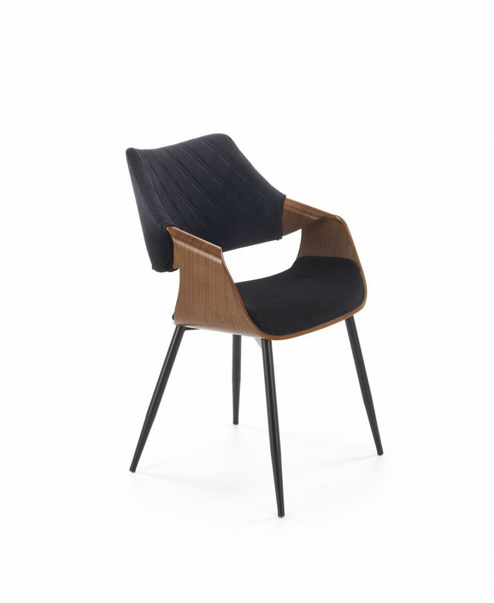 Стул кухонный Halmar K586 (черный/орех)