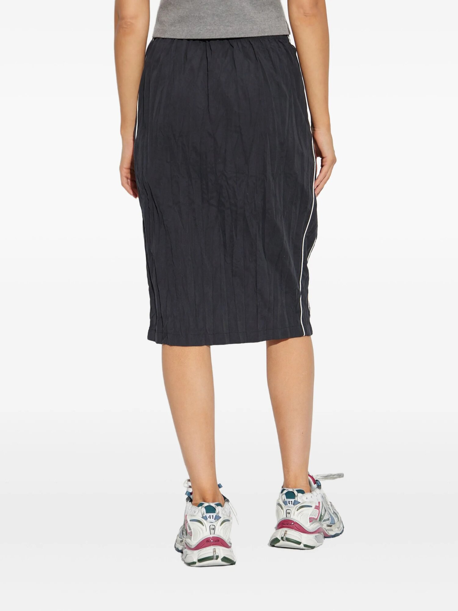Юбка BALENCIAGA Pleated midi skirt, размер S — фото 1