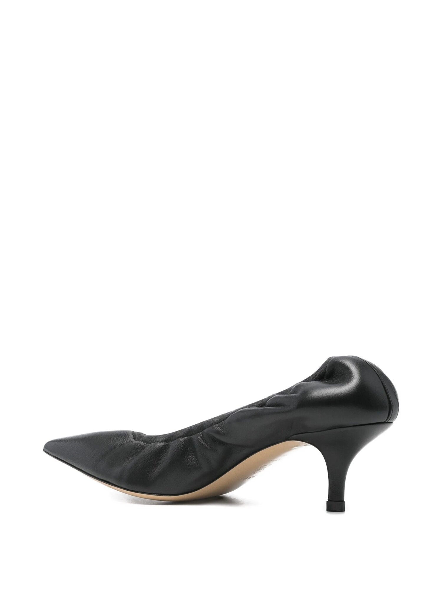 Туфли P.A.R.O.S.H. Leather pumps, размер 38, black/black — фото 1