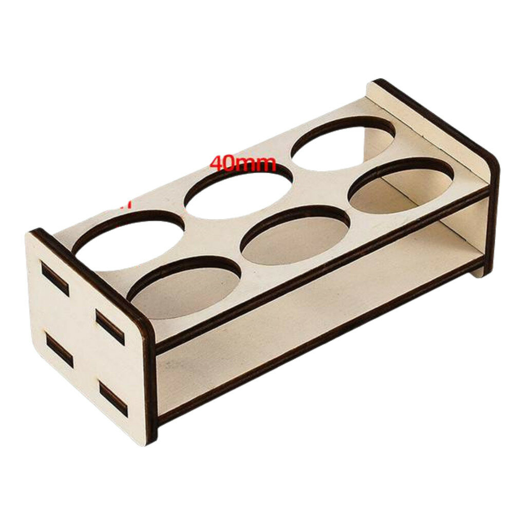 Стойка для хранения на рабочем столе бренд стиль а-14.5 см 5.71 дюйм дерево 4 уровня для хранения краски и инструментов