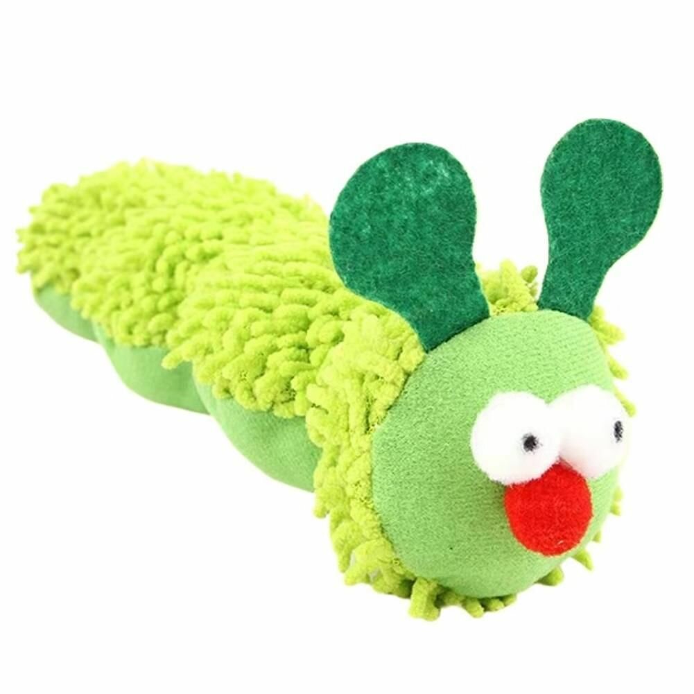 Мягкая игрушка для кошек с кошачьей мятой и мататаби "Гусеница"