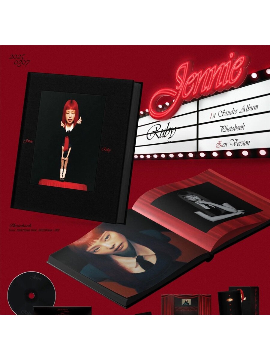 Альбомы JENNIE - The 1st Studio Album Ruby — фото 1