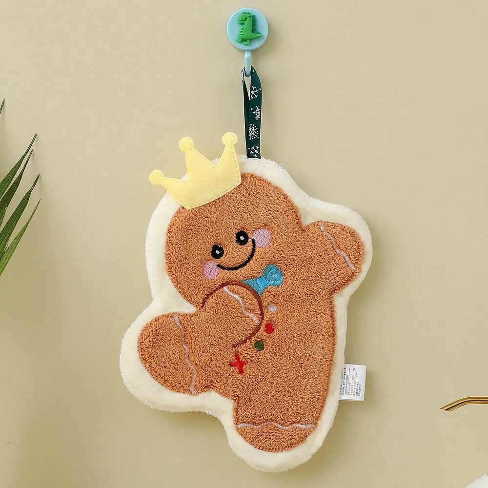 Декоративная елочка, Пряничная коллекция, Санта Клаус, высота 20см, длина 20 см