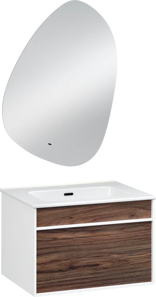 Мебель для ванной комнаты STWORKI Вестервик 60 орех каньон