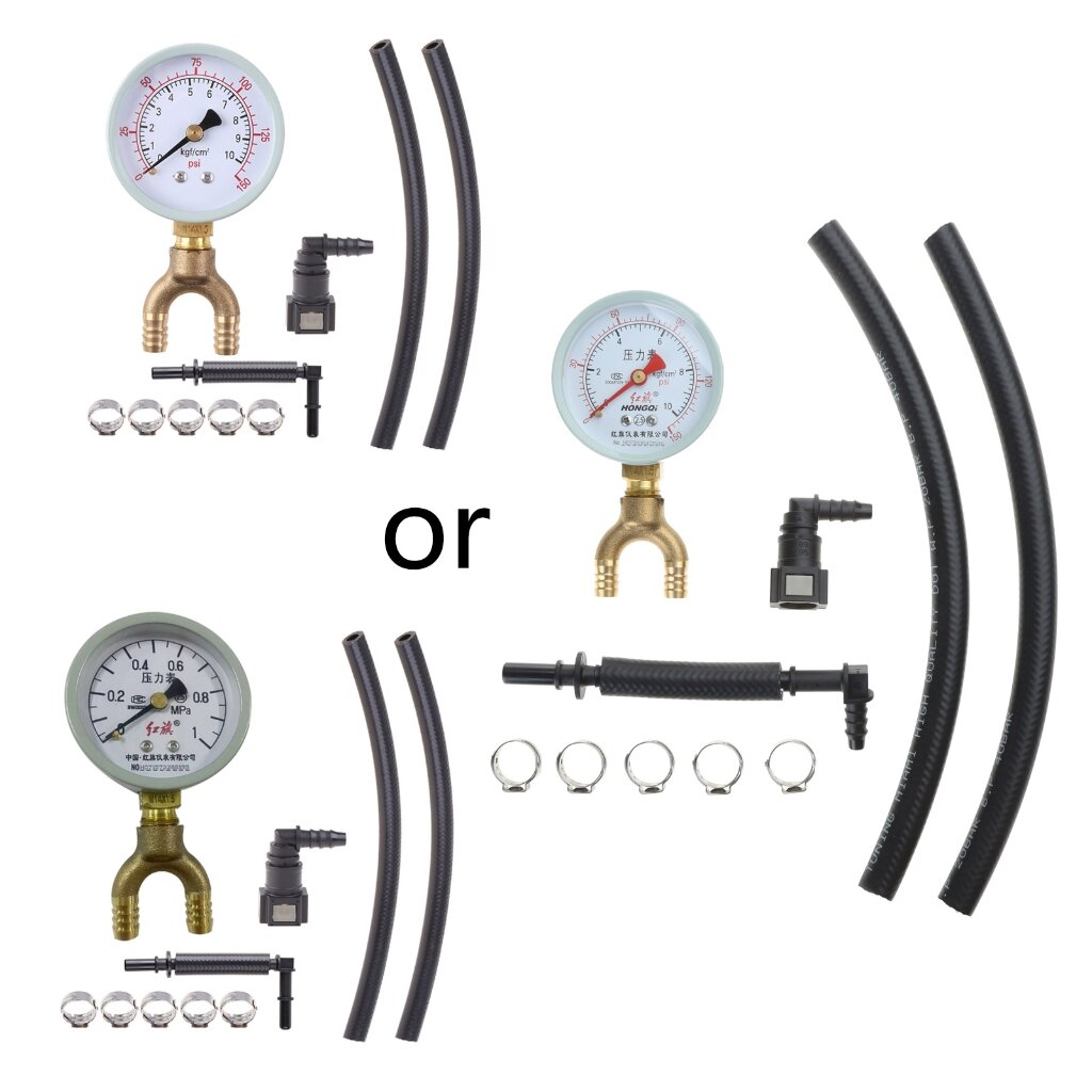 Автомобильный Манометр Давления Бензина Манометр давления масла Манометр Давления Топлива Тестовый Измеритель Давления Бензина Инструмент Quick-C