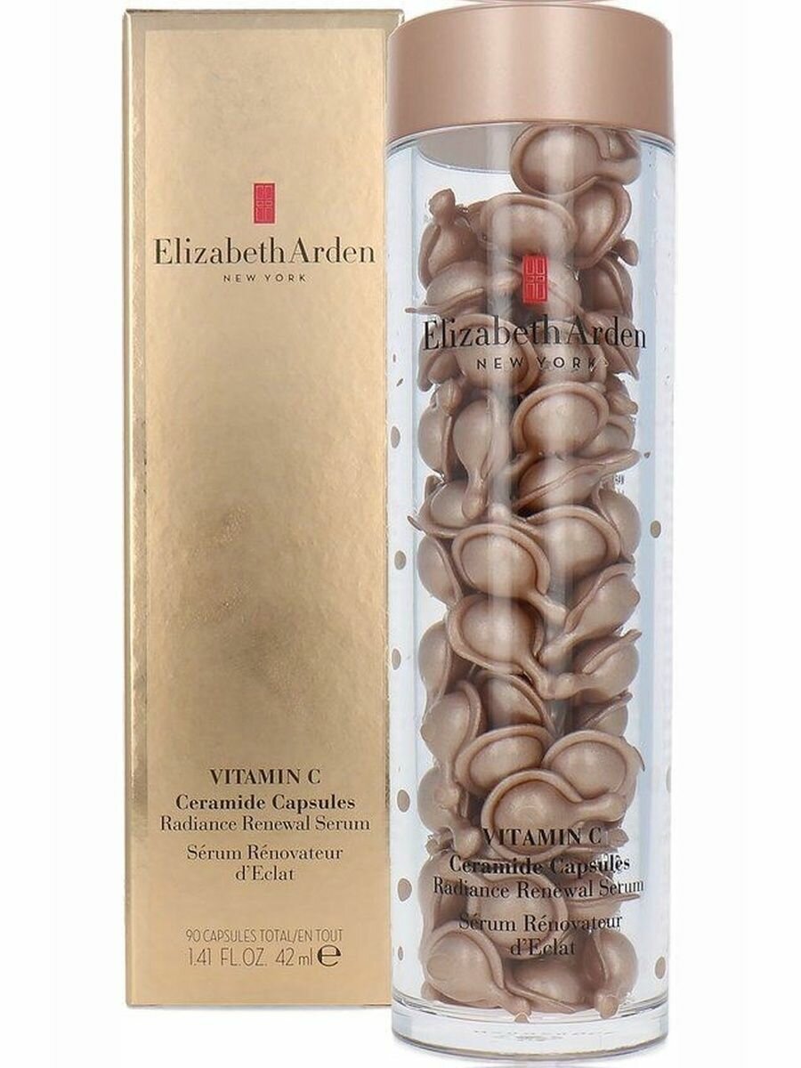 Капсулы с витамином С и церамидами для кожи лица 90 шт Elizabeth Arden