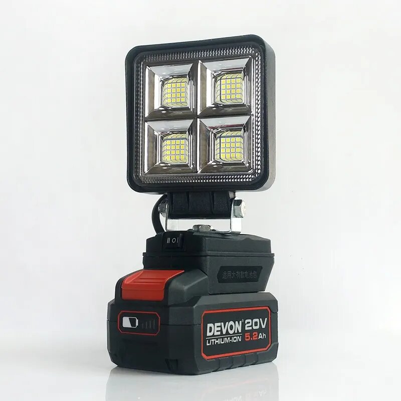 Прожектор заливающего света для DEVON 20V с широким углом освещения