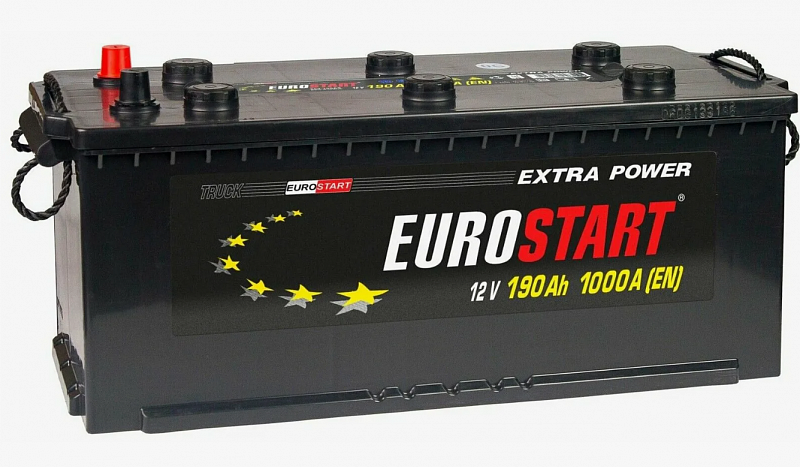 Аккумулятор грузовой EUROSTART Extra Power 225 АЧ L+ 1150 A ОП D6 518x276x242