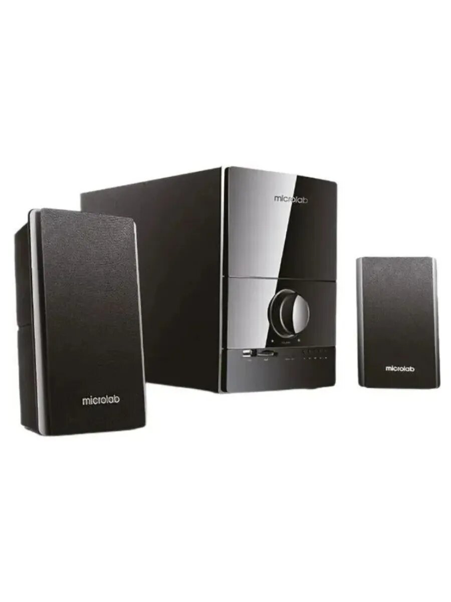 Колонки M500U M500U/2.1 BLACK черный - 2.1, 24 Вт