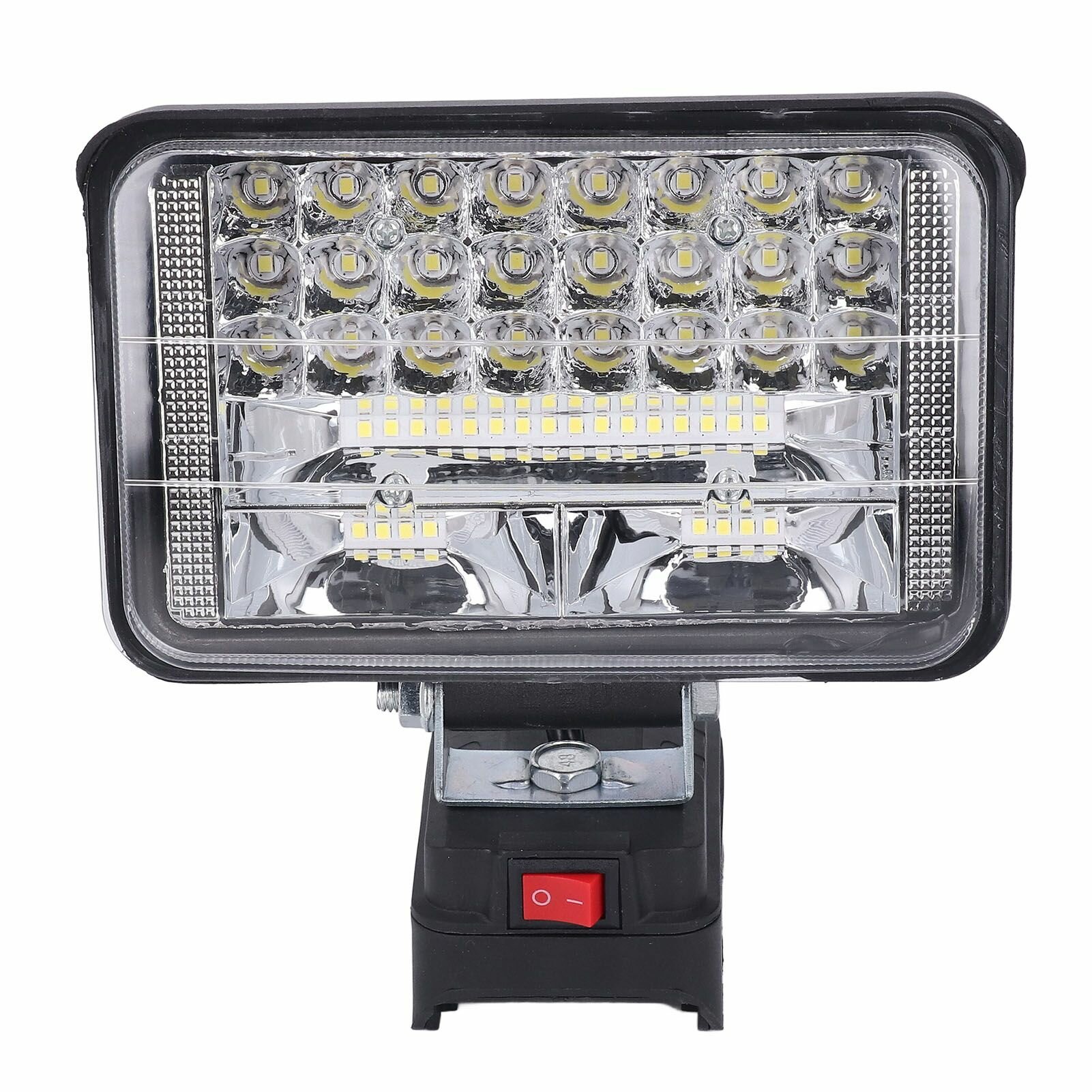 Беспроводной светодиодный рабочий светильник 48 Вт, 6800 лм, широкий луч, прожектор с 2 портами USB для аварийного освещения мастерской, гаража, рабочей площадки