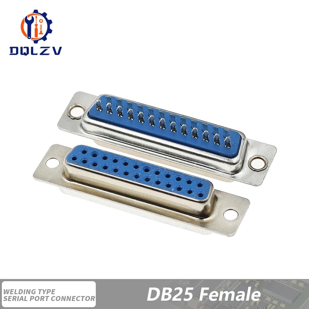 5шт DB25 Female разъем для пайки