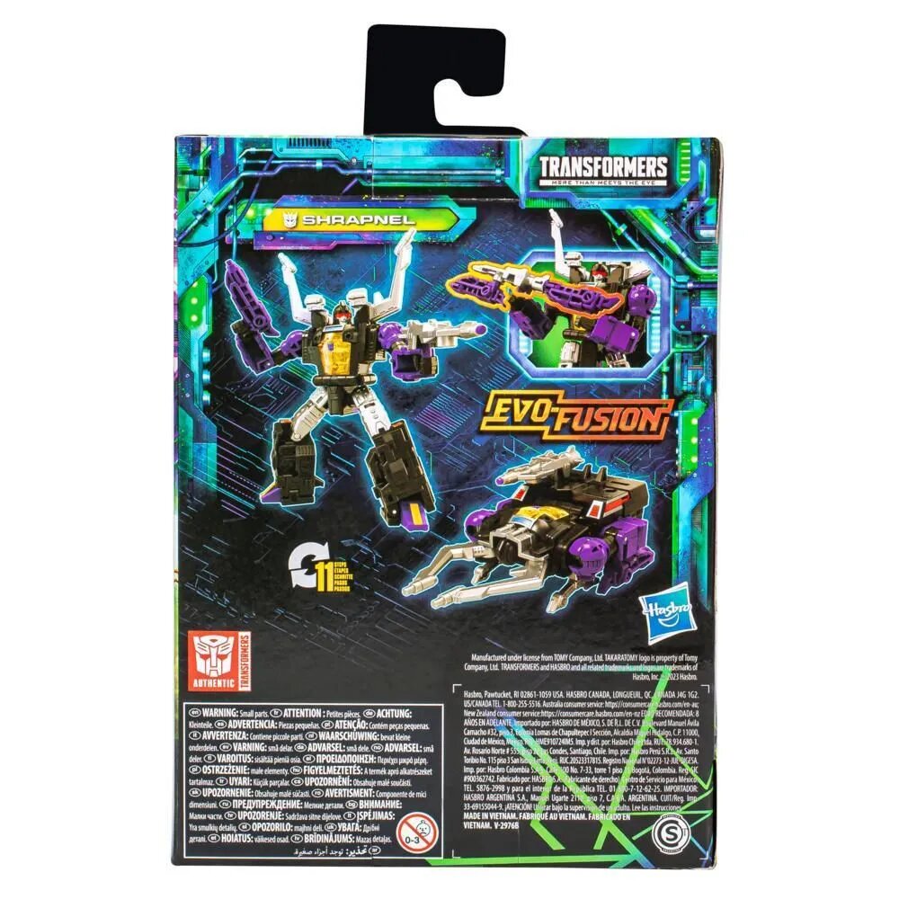 Трансформеры игрушки Shrapnel Deluxe Class Transformers: Legacy Evolution — фото 1