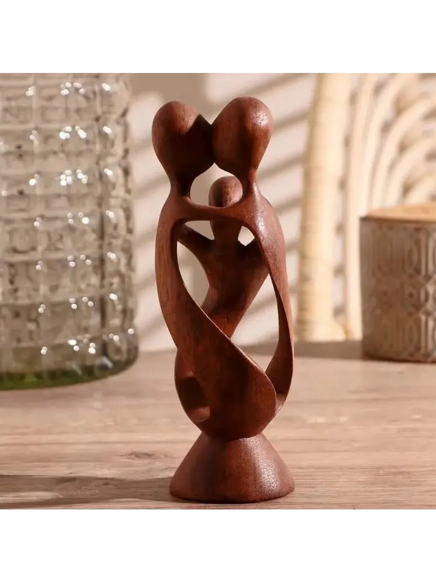 Сувенир дерево "Семья" коричневый цвет 20х6х6 см