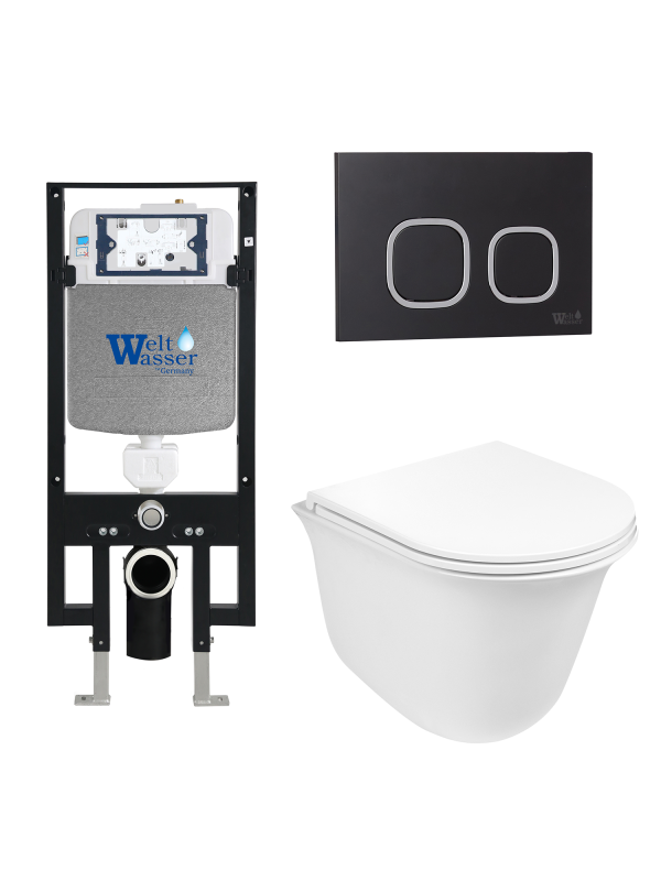 WeltWasser Комплект AMBERG 497 + TELBACH 004 GL-WT + AMBERG RD-BL WeltWasser