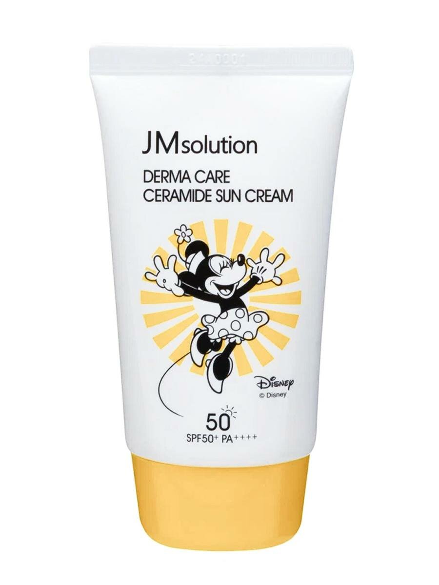 Солнцезащитный крем с керамидами JMsolution Derma Care Sun Ceramide Cream Mini Yellow SPF50+, 50 мл