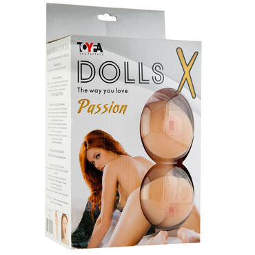 ToyFa Dolls-X Passion, рыжая Надувная секс-кукла, с мастурбаторами-вставками