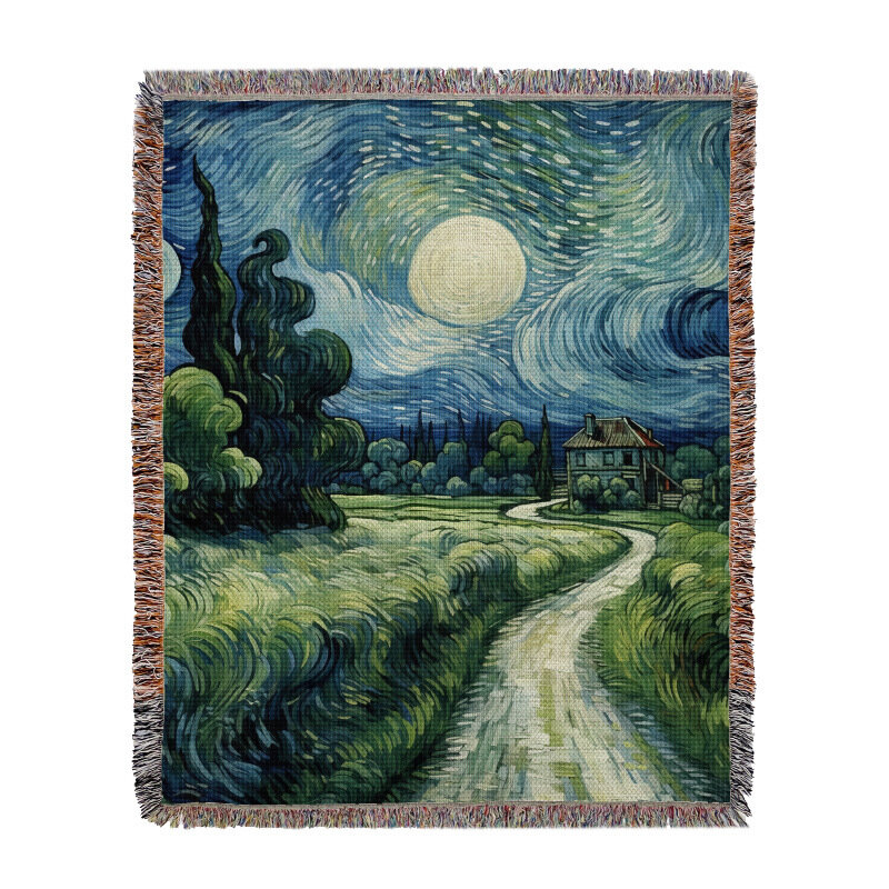 Покрывало на диван угловой, Двустороннее одеяло, покрывало на диван, небеса, 130х160 см