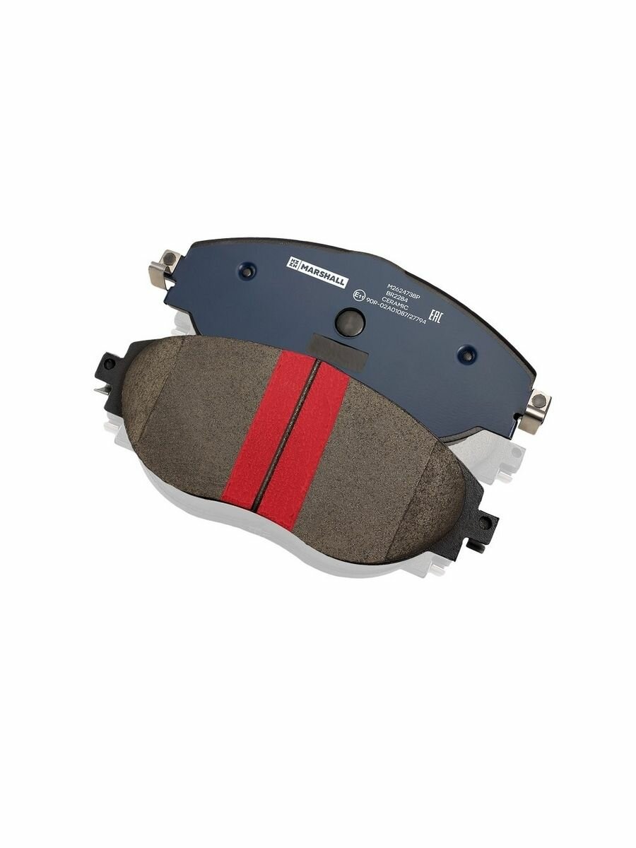 Колодки тормозные дисковые PLUS передние Marshall M2624738P для AUDI A3, SEAT Leon, SKODA Octavia, Volkswagen Passat