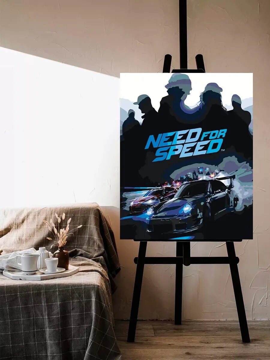 Картина по номерам Игра Need For Speed Нид Фор Спид Гонки
