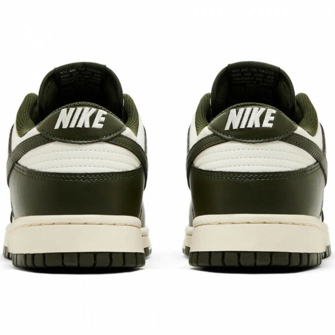 Кроссовки NIKE Dunk Low, размер 11.5, 1020 белый/черный — фото 1