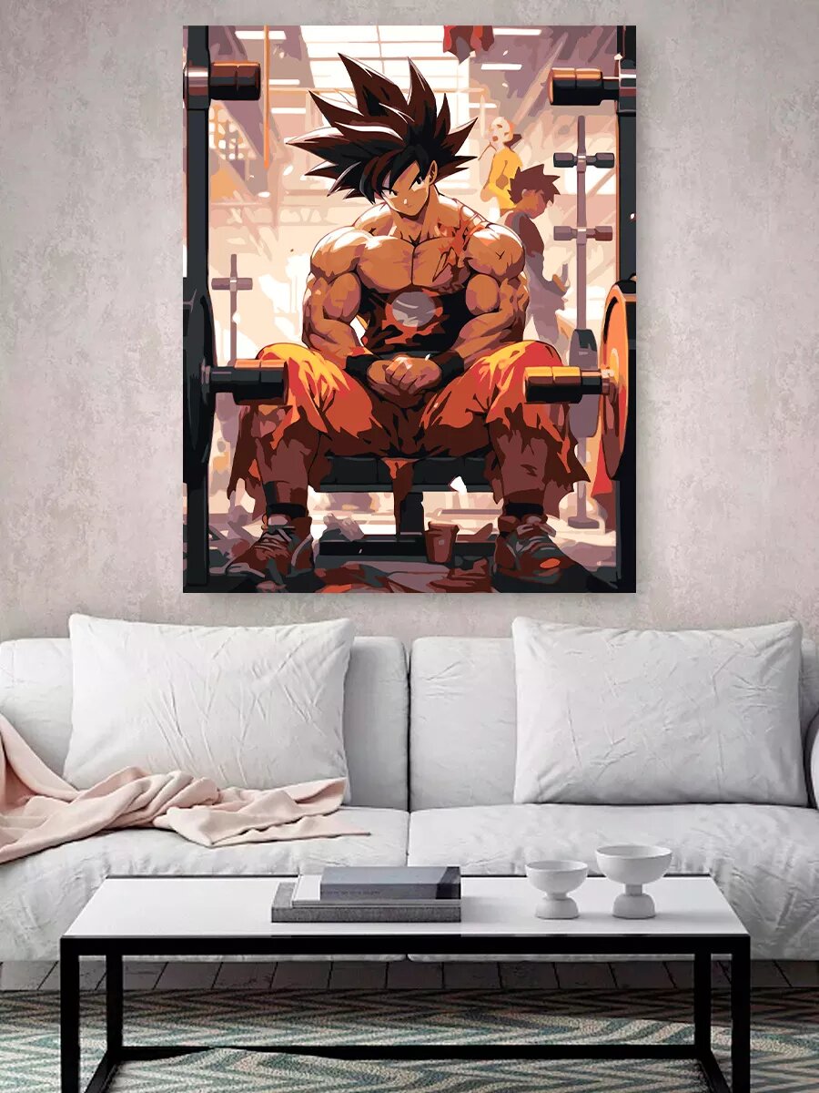 Картина по номерам Сон Гоку