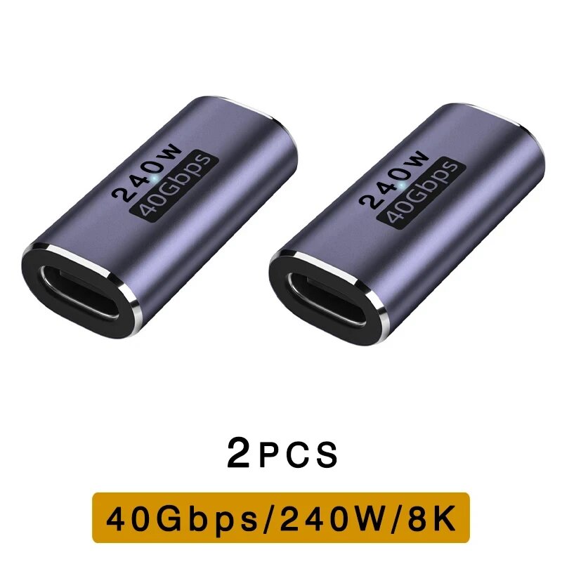 2шт USB C - USB C 40 Гбит/с 240W 8K