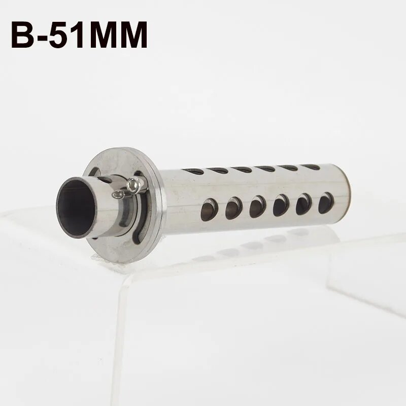 Универсальные системы мотоциклов 48 мм/51 мм, регулируемый глушитель выхлопной трубы для мотокросса, глушитель DB Killer, наконечник трубы для гонок, B 51MM