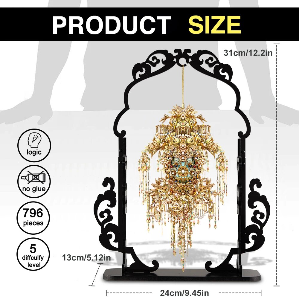 Металлические 3D-пазлы Piececool "Вечный кулон"