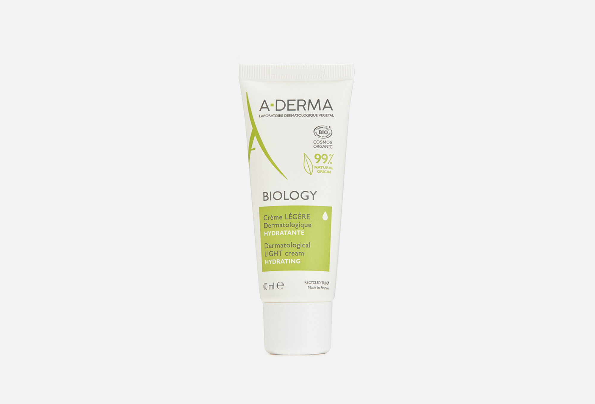 Увлажняющий крем для нормальной и комбинированной кожи лица A-DERMA BIOLOGY LIGHT 40 мл