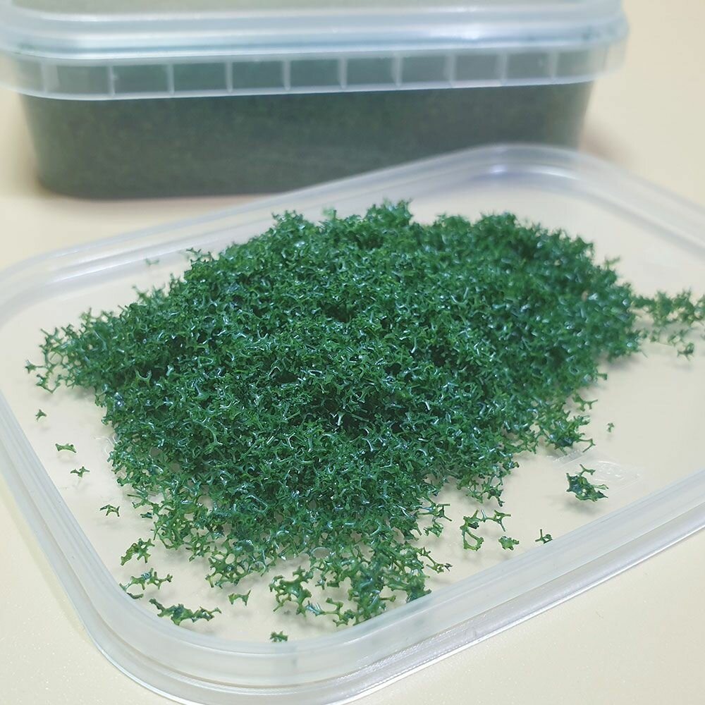 5742 присыпка для макетов и диорам, хвоя, 200 мл, глубокий зеленый, СВ модель