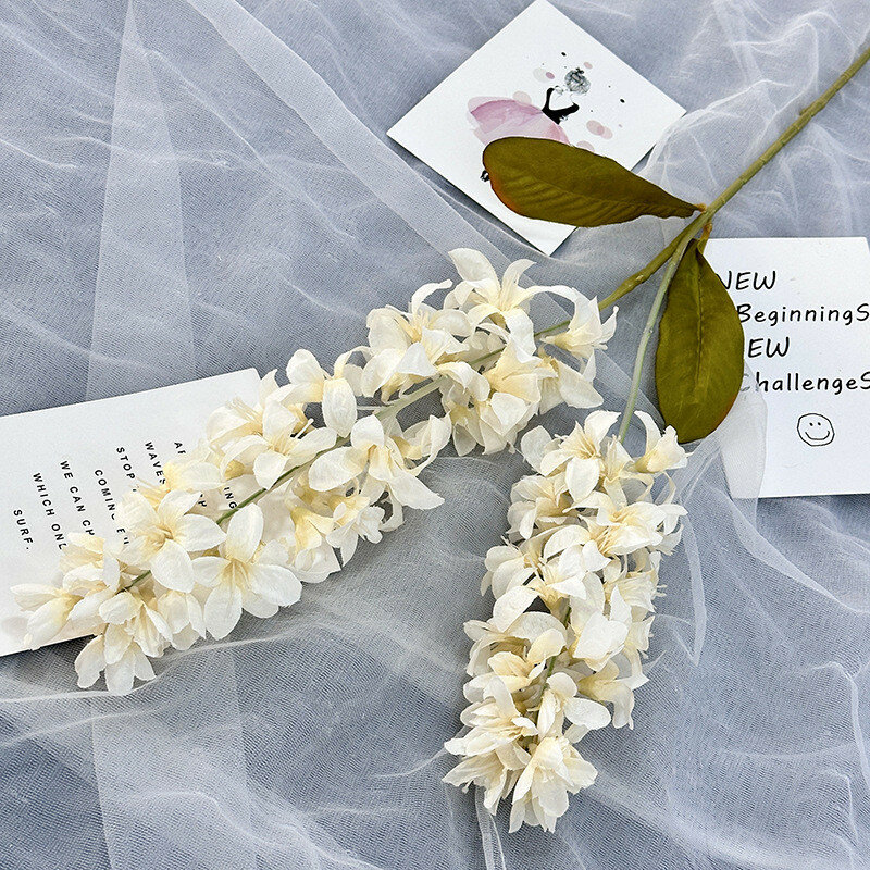 Декор свадебной арки из искусственного гиацинта с реалистичными шелковыми цветами для оформления мероприятий бежевый