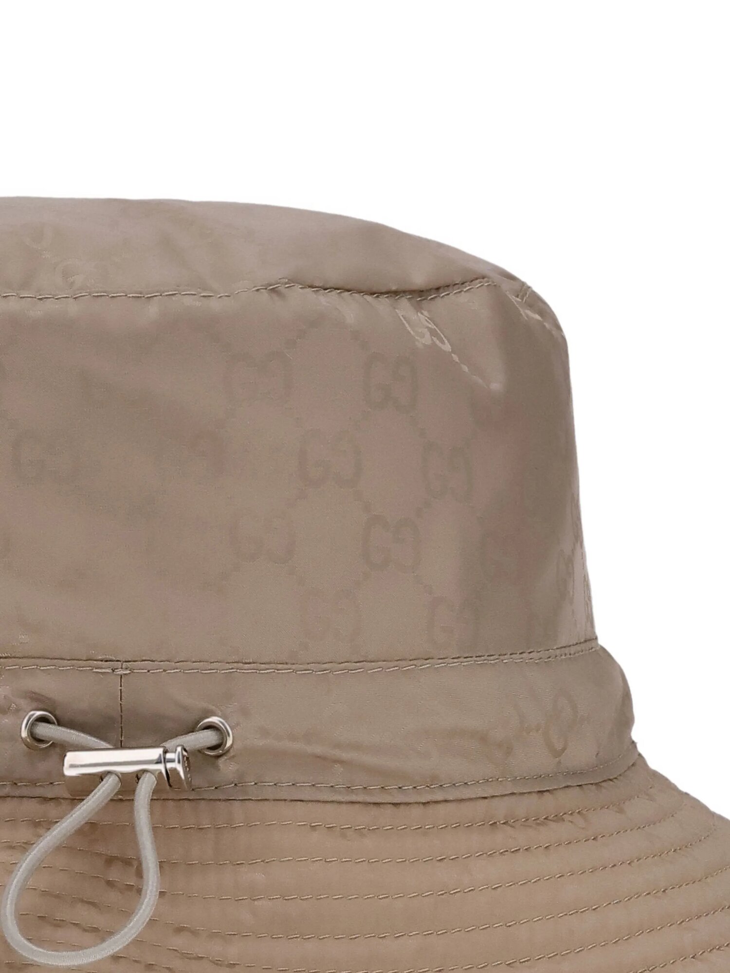 Панама GUCCI GG Monogram для девочек, размер L, коричневый — фото 1