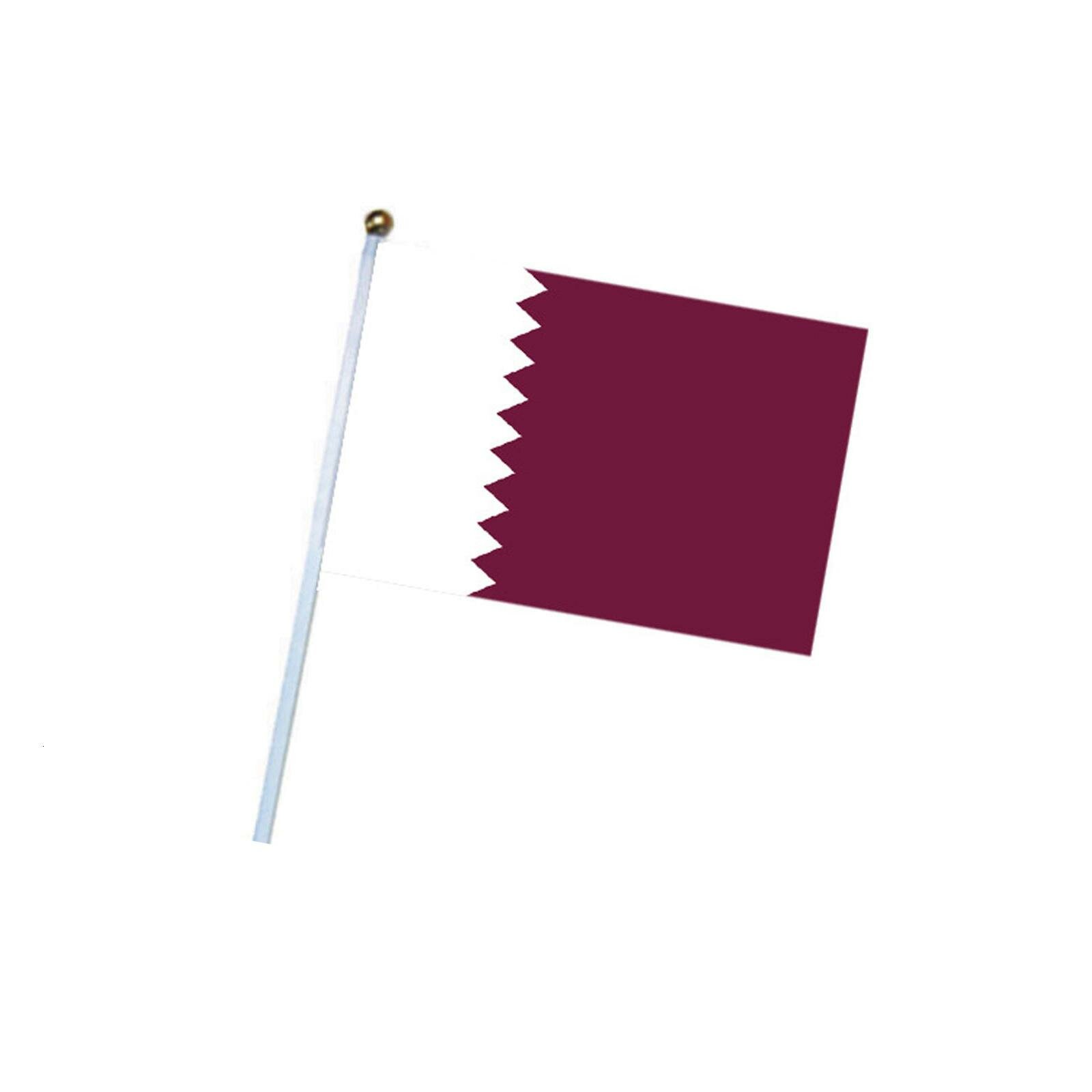 Флаг ручной работы 50peeces для фанатов футбола и футбола приветствует празднование свинга, - Qatar 01