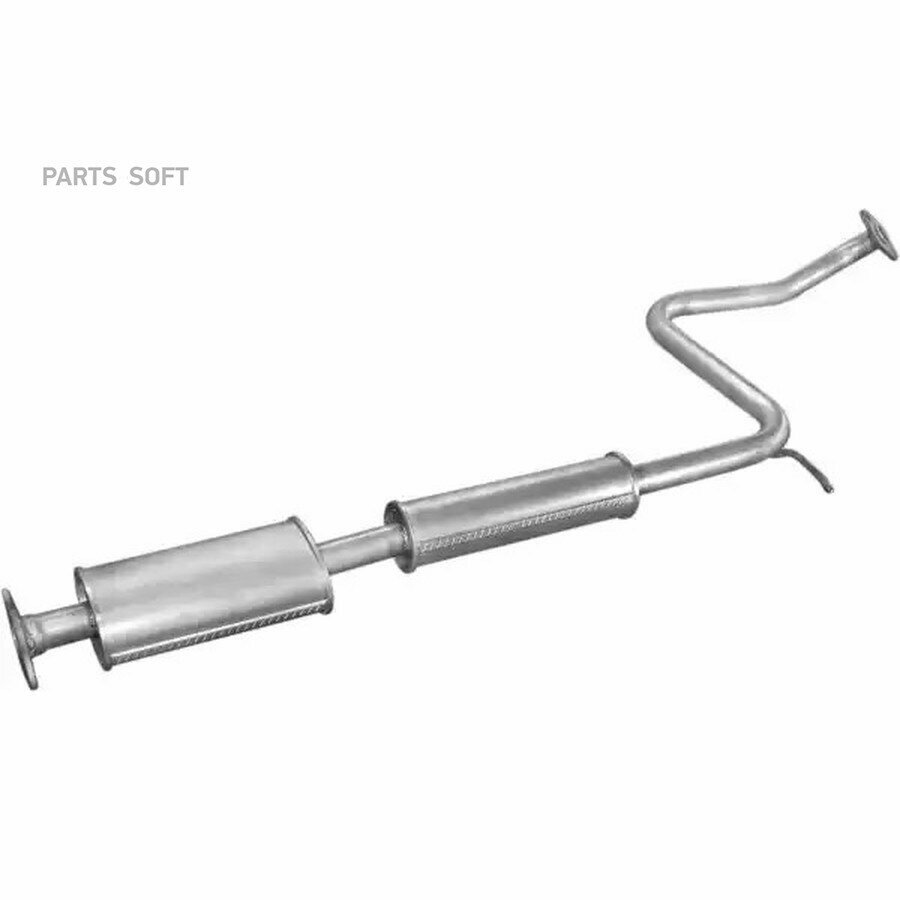Глушитель средн часть NISSAN: 100 NX 90-94, SUNNY III 90-95, SUNNY III Hatchback 90-95, SUNNY III Liftback 90-95 от официального дистрибьютора, POLMOSTROW, артикул 15127