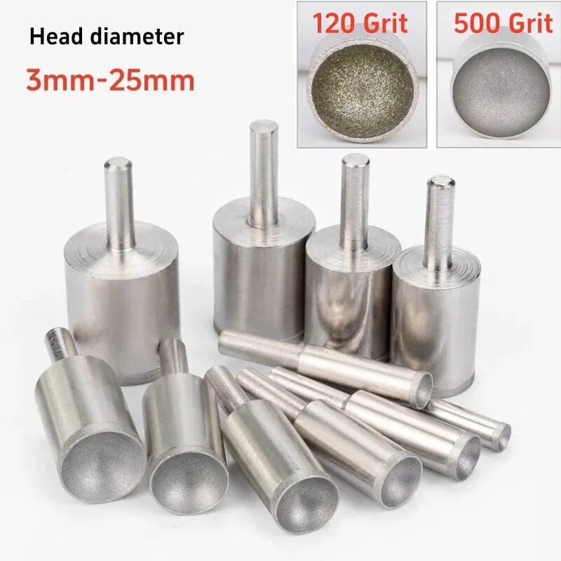 Алмазная шлифовальная головка 6 мм, Coarse Grit(120Grit)