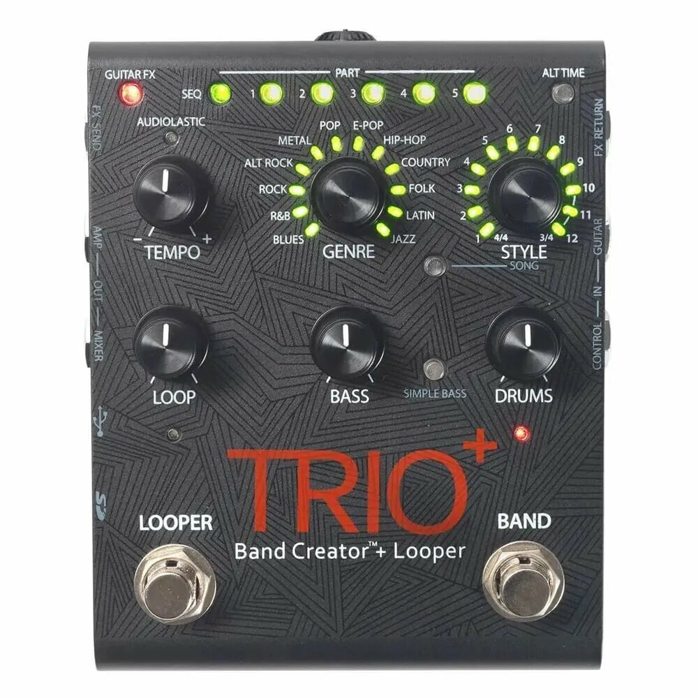 Процессор эффектов Digitech Trio+