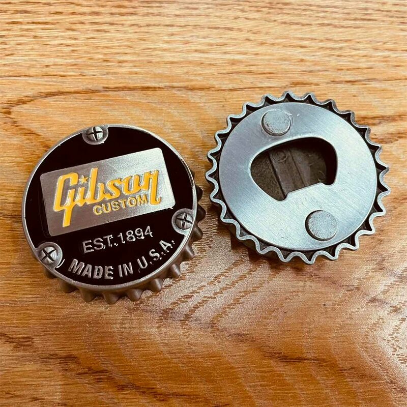 Оригинальная открывалка Gibson, сделанная в США, для аксессуаров гитар, премиальное качество, прочный дизайн, 100%
